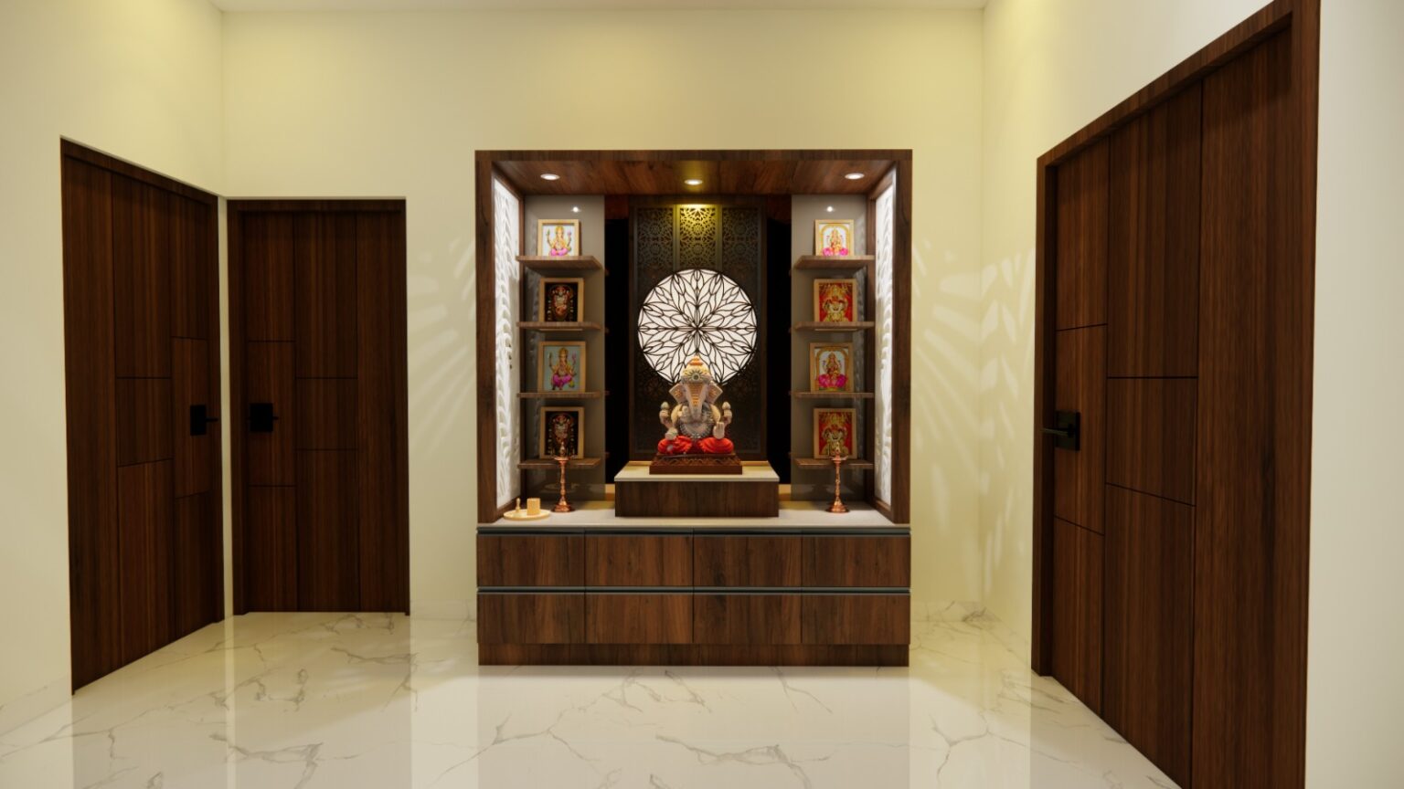 Elegant Home Temple Design - Home One Interior & Furniture