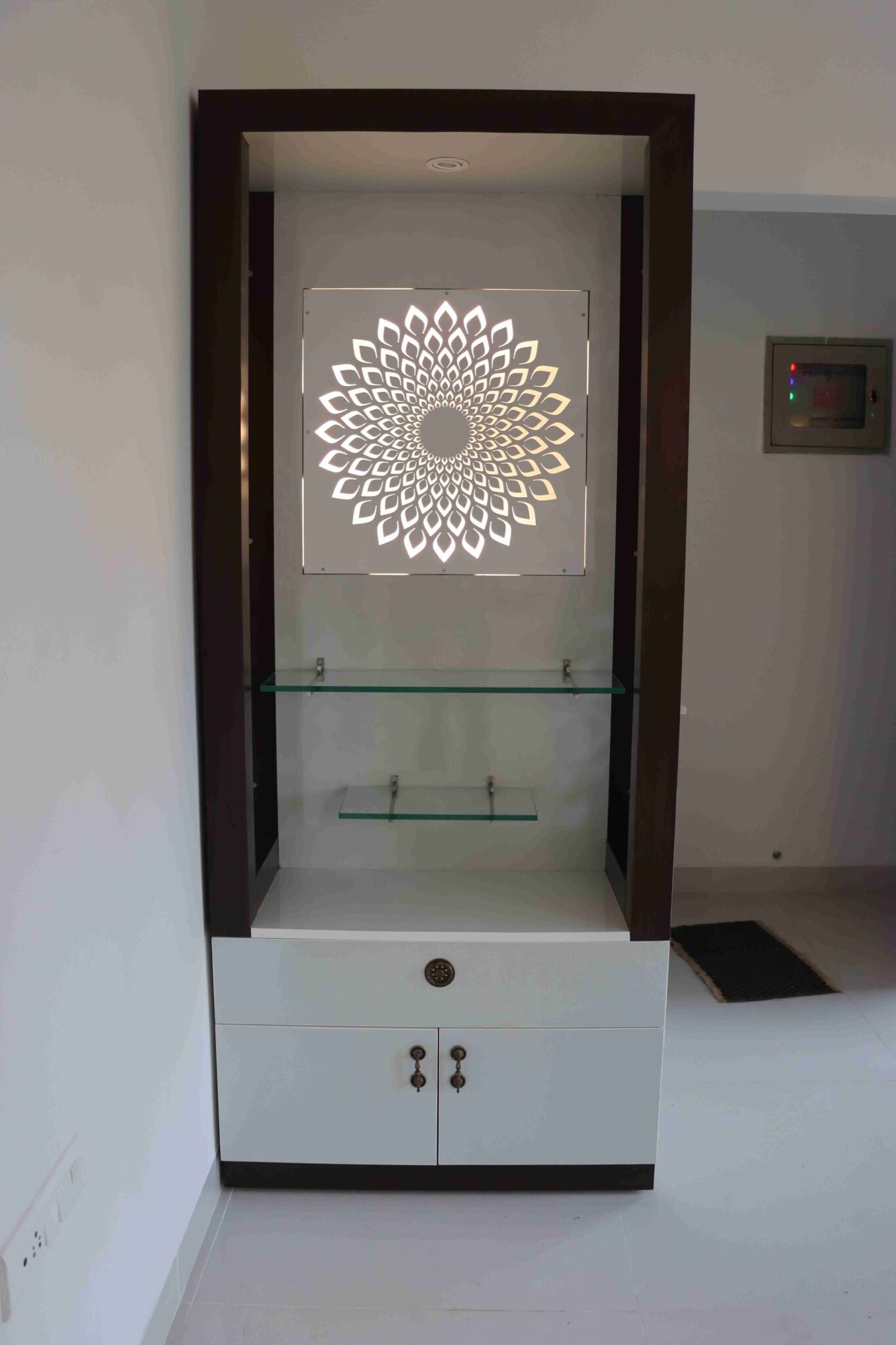 Elegant Storage Solutions: Designing a Pooja Room Cupboard - Home One ...